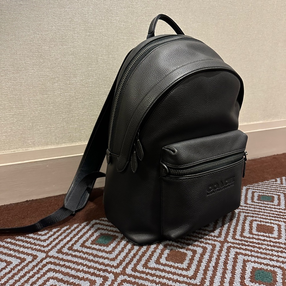 Coach Charter Backpack (All Black) - Gem